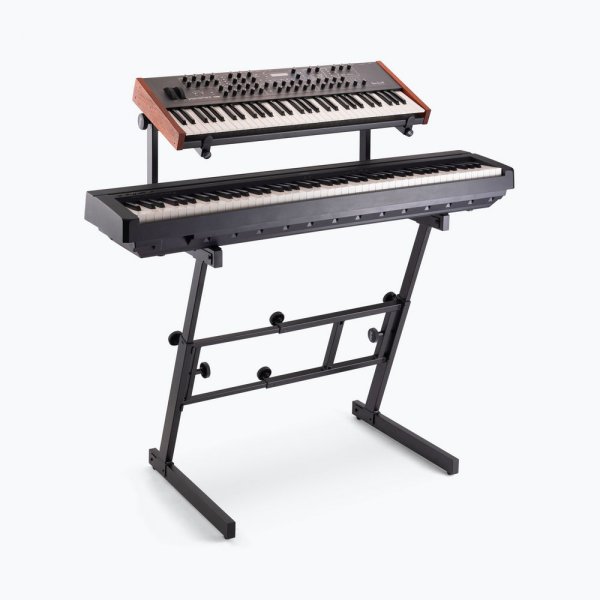On-Stage - Folding-Z Keyboard Stand with Second Tier - On-Stage