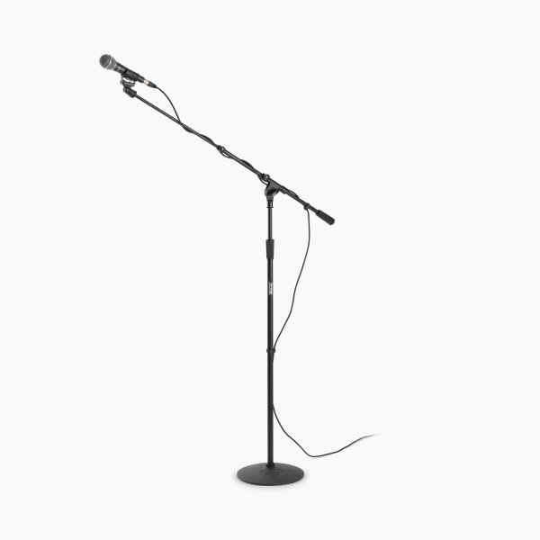 On-Stage - Production-Grade Telescoping Mic Boom with Dual-Mic Capabilit...