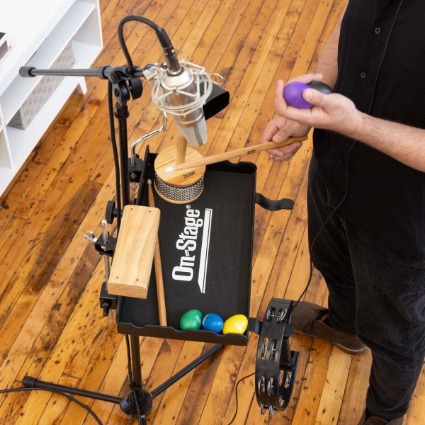 On-Stage - Percussion Tray with Soft Case - On-Stage