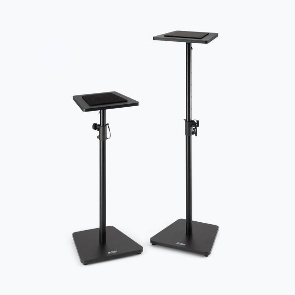 On-Stage - Wood Studio Monitor Stands (Black, Pair) - On-Stage