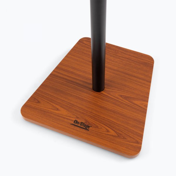On-Stage - Wood Studio Monitor Stands (Rosewood, Pair) - On-Stage